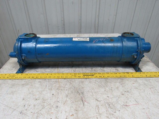 Brass Shell & Copper Tube 4 Pass Heat Exchanger 6"Dx27"L | Bullseye ...