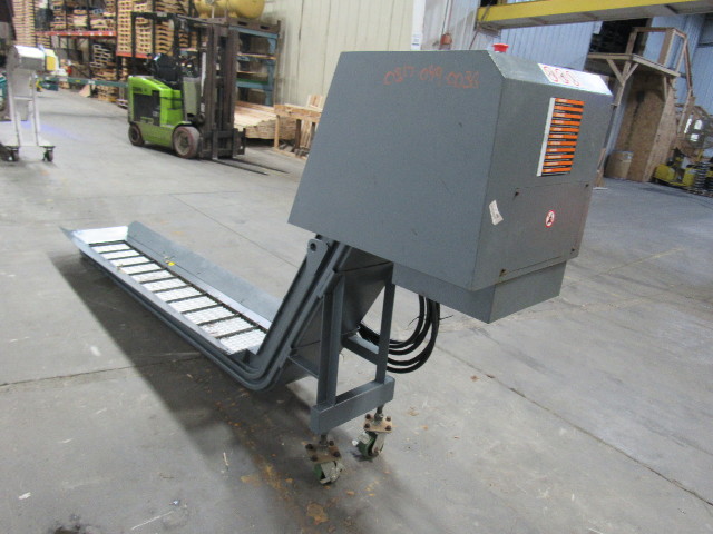 FongeX FCA-2050 Incline Chip Conveyor 93X24" Intake 37" Discharge 5FPM ...