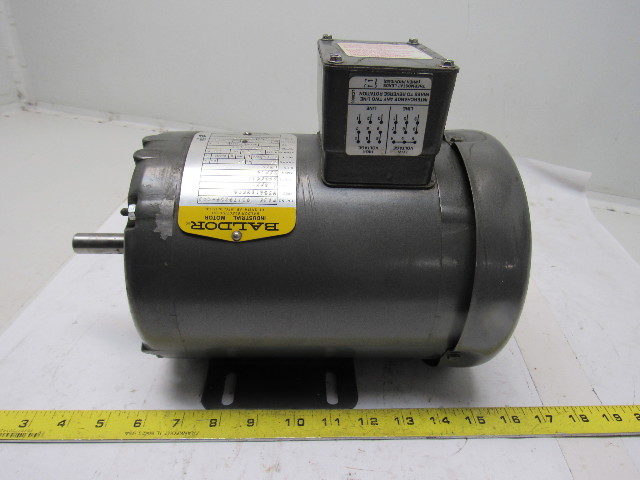 Baldor M13F 93179259-003 3 PH 1-1/2 hp 230/460 1725RPM Electric Motor ...