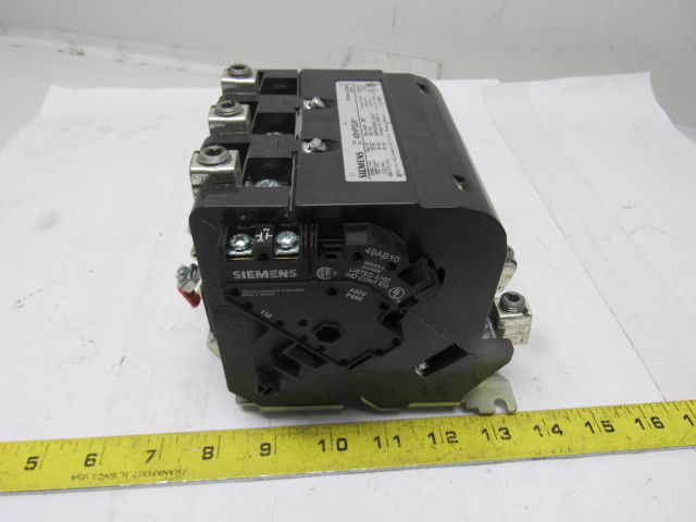 Siemens 40HP32A* Ser B NEMA 3 600V 90A 50Hp MAX 480V Coil 3Ph Contactor ...