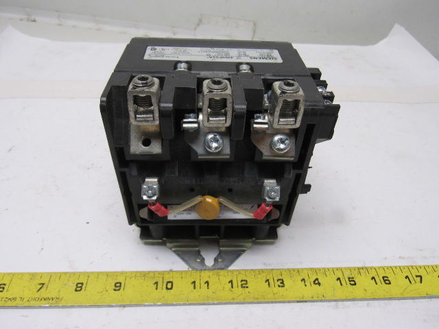 Siemens 40HP32A* Ser B NEMA 3 600V 90A 50Hp MAX 480V Coil 3Ph Contactor ...