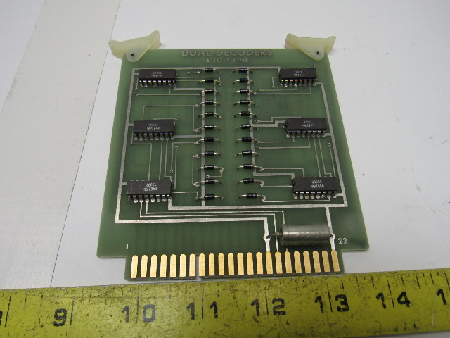 Heald 52-127 4 To 7 Line Dual Decoders Logic Card Circuit Board 21-8514 ...