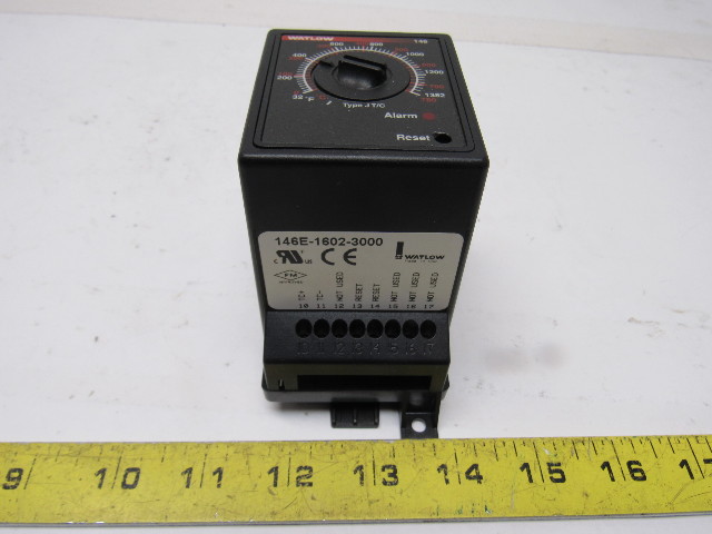 Watlow 146E-1602-3000 Temperature controller 120V 0 to 750°C (32 to ...