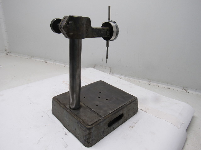 7"x 9" Bench Top Dial Indicator Depth Thickness Gauge Adjustable Base ...