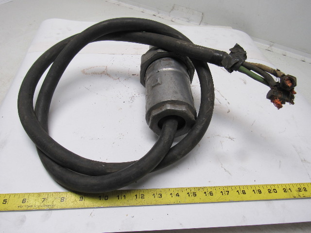 Crouse-Hinds AP J10487 M3 100A 250VDC 500VAC Arc Proof 4 Pole Grounded ...