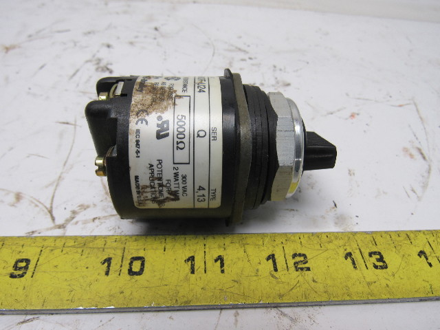 A-B Allen Bradley 800T­U24 30.5mm Potentiometer 5000 Ohms Resistive ...
