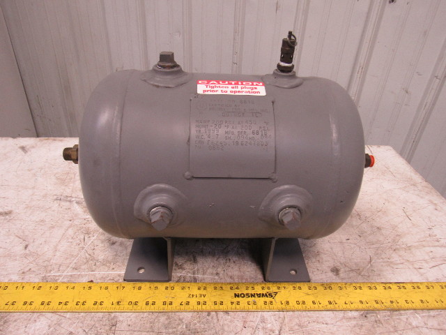 Brunner 0662 10" x 10" 5 Gallon Air Pressure Receiver Tank 200 PSI ...