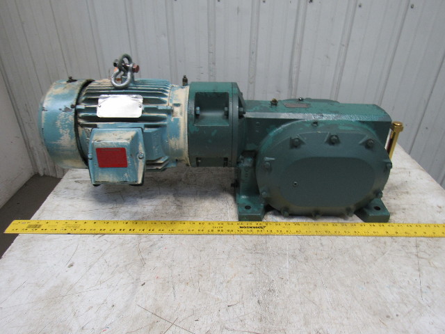 Reliance Dodge 180CM28A 5Hp 60:1 29RPM 230/460V Left Hand Output Gear ...