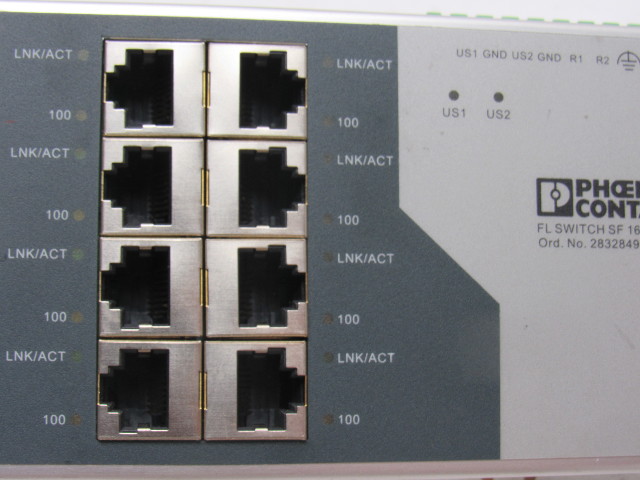 Phoenix Contact 2832849 Ethernet switch with 16 RJ-45 Ports 24VDC ...