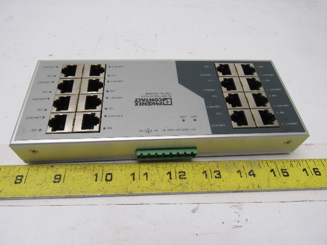 Phoenix Contact 2832849 Ethernet switch with 16 RJ-45 Ports 24VDC ...