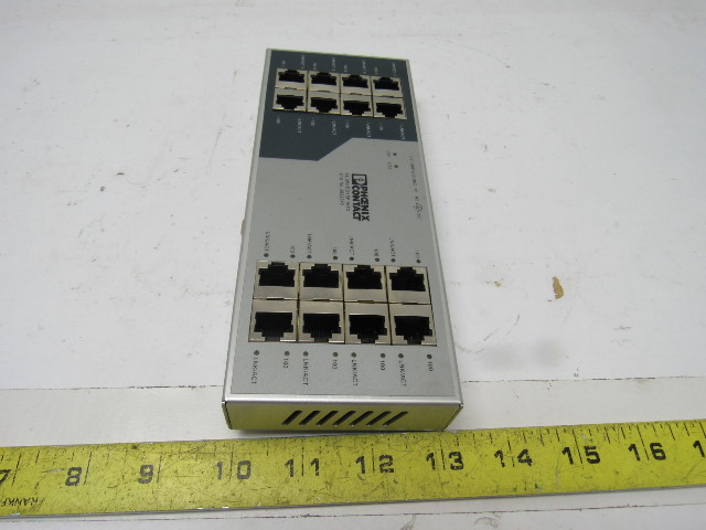 Phoenix Contact 2832849 Ethernet switch with 16 RJ-45 Ports 24VDC ...