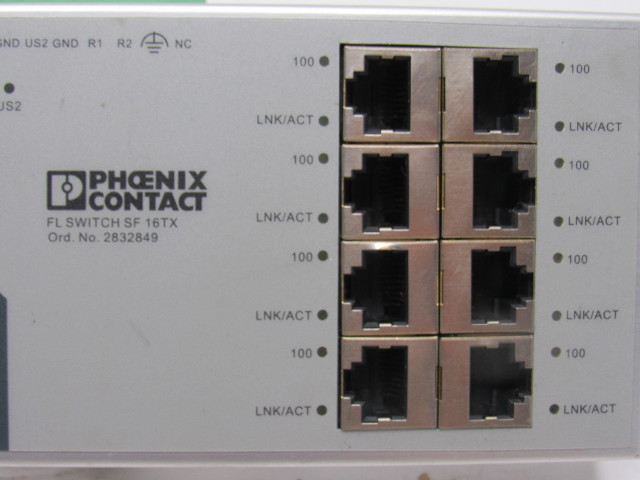 Phoenix Contact 2832849 Ethernet switch with 16 RJ-45 Ports 24VDC ...