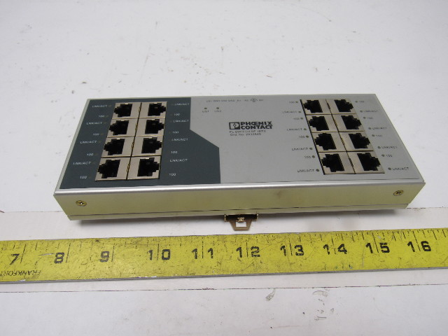 Phoenix Contact 2832849 Ethernet switch with 16 RJ-45 Ports 24VDC ...