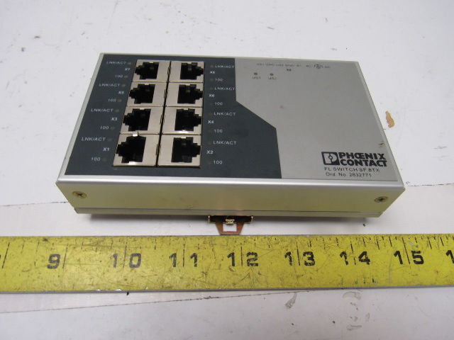 Phoenix Contact 2832771 Ethernet switch W/8 RJ-45 Ports 24VDC ...