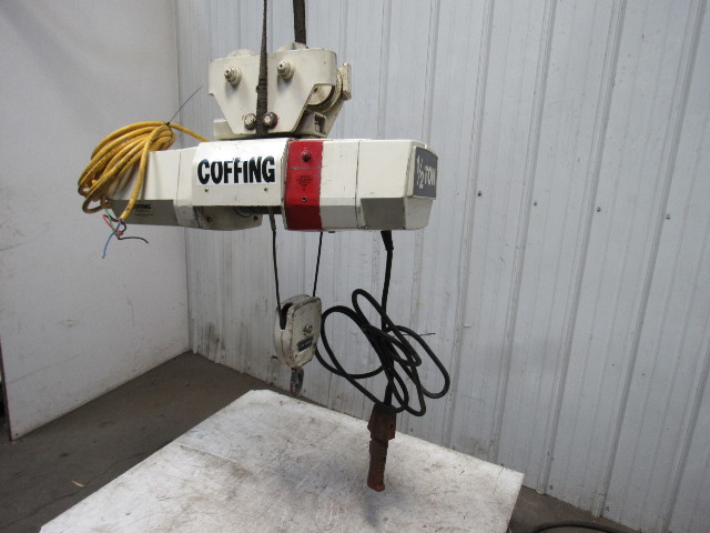 Coffing WTR1016-3 1/2 Ton Electric Wire Rope Hoist 230/460V 3Ph 16FPM ...