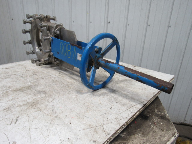 Orbe 20-3636 Orbinox 10" Wafer Gate Knife Valve Stainless Steel 150WP ...