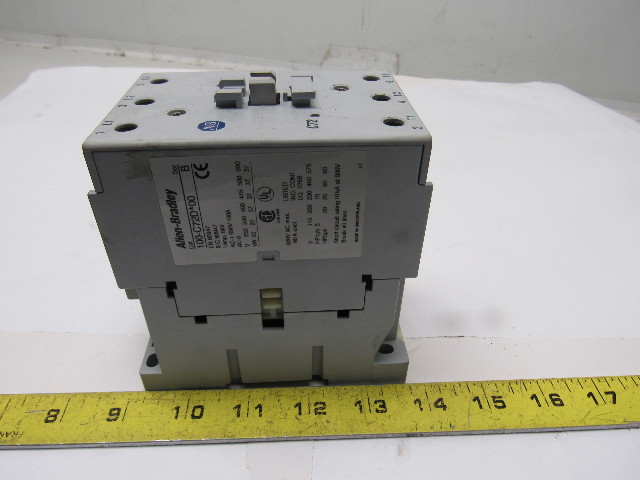 Allen Bradley 100-C72D*00 50HP 90A AC Contactor W/24V DC Coil ...