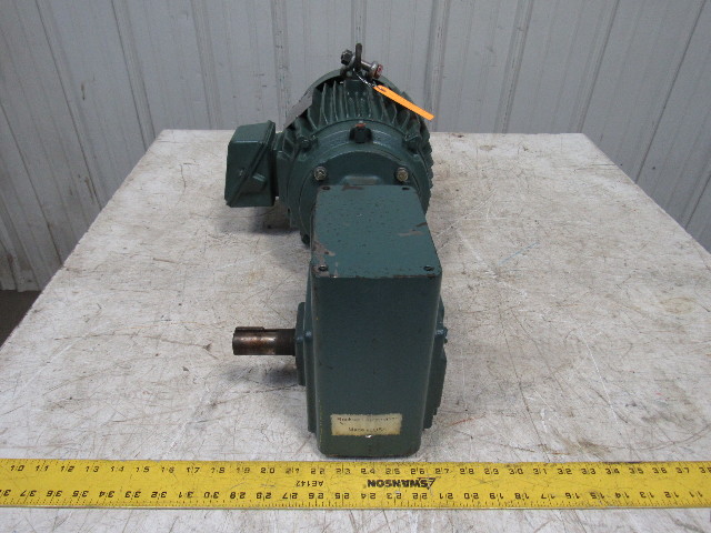 Dodge Tigear 40:1 43.75 RPM Output 460V 1Hp 1003# Torque Gear Motor 1-1 ...