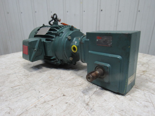 Dodge Tigear 40:1 43.75 RPM Output 460V 1Hp 1003# Torque Gear Motor 1-1 ...