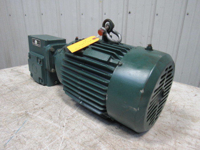 Dodge Tigear 40:1 43.75 RPM Output 460V 1Hp 1003# Torque Gear Motor 1-1 ...