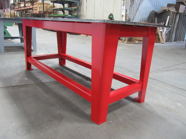 H.D. 3/4" Thick Top Steel Fabrication Layout Welding Table Work Bench ...