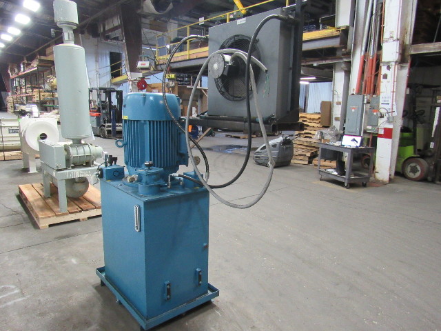 40Hp 130 Gallon Hydraulic Power Unit/Station W/2 Pumps & Heat Exchanger ...