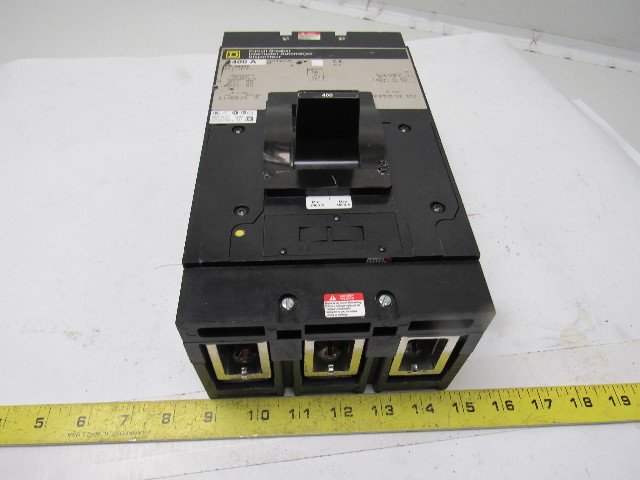 Square D LAL36400 Type S4 400A Shunt Trip Circuit Breaker 600VAC 250VDC ...