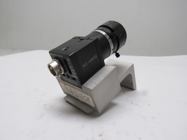 Sony XC-HR70 Monochrome High Resolution B/W CCD Camera W/8mm Lens ...