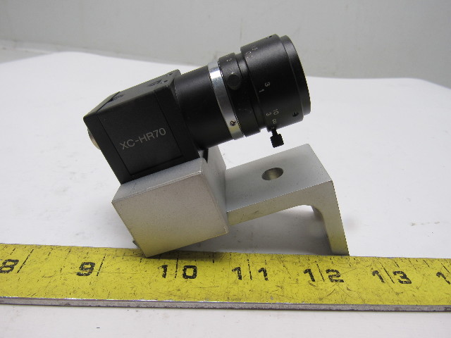 Sony XC-HR70 Monochrome High Resolution B/W CCD Camera W/8mm Lens ...