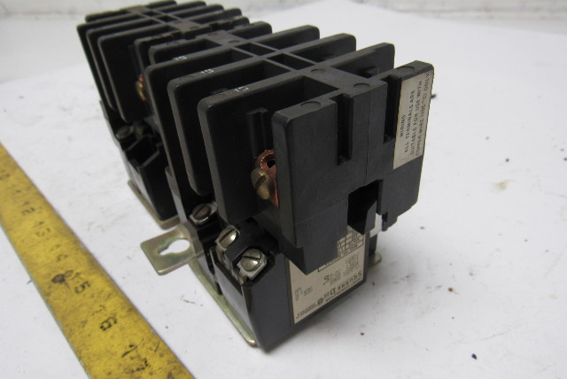 Square D Class 8965 Type TO-25 600V Ser B Reversing Hoist Contactor ...