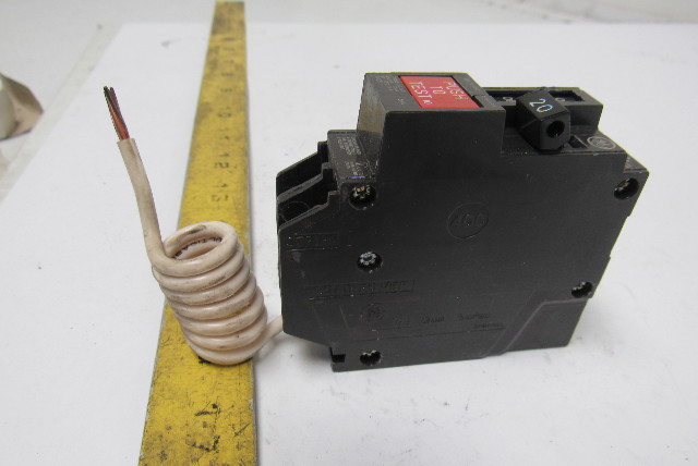 General Electric THQL1120GF Model 1 20A 1 Pole Plug In Circuit Breaker ...