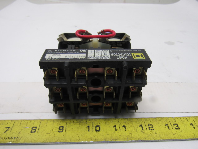 Square D Class 8965 Type R010 8965-R010 Hoist Contactor 600V 3Ph 120V ...