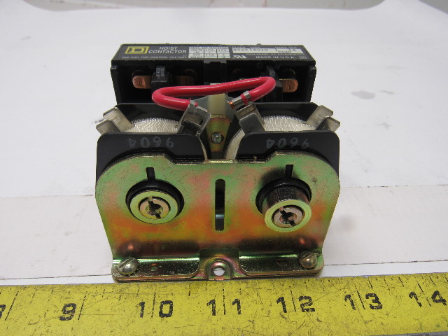Square D Class 8965 Type R010 8965-R010 Hoist Contactor 600V 3Ph 120V ...