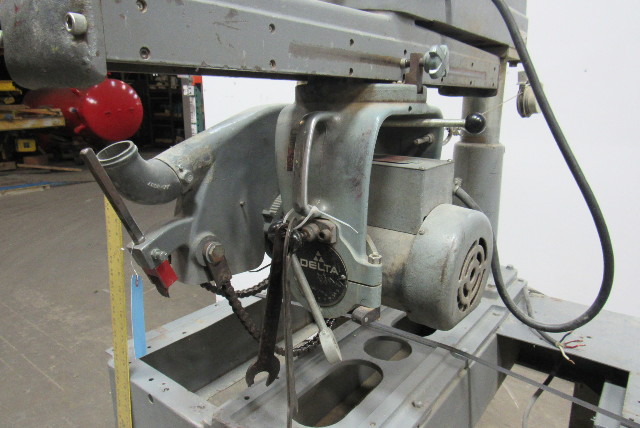 ROCKWELL 18-RAS 18" Radial Arm Saw Turret Arm Style 5HP 230/460V 3Ph 24 ...