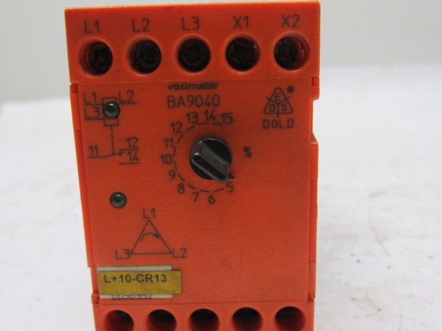 E.Dold & Sohne BA9040.11/301 Varimeter 460V 50/60Hz Asymmetry Relay ...