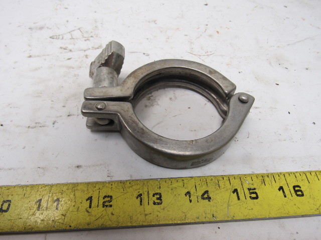2" Stainless Steel Sanitary Split Hinged Clamp Mixed Manufacturers Lot ...