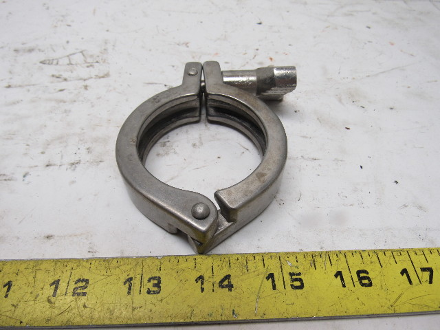 2" Stainless Steel Sanitary Split Hinged Clamp Mixed Manufacturers Lot ...