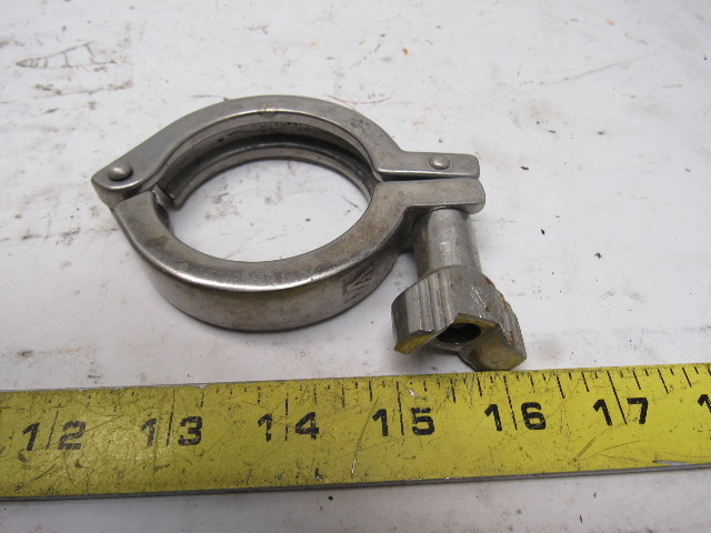 2" Stainless Steel Sanitary Split Hinged Clamp Mixed Manufacturers Lot ...