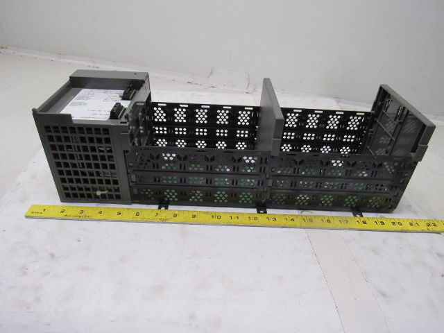 Allen Bradley 1746-A10 SLC500 10 Slot Rack Chassis W/1746-P4 Power ...