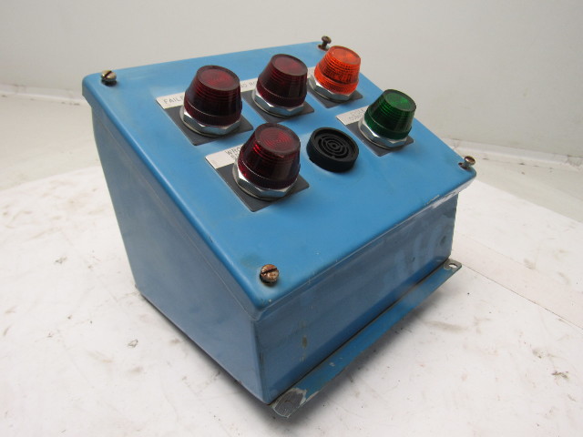 Hoffman E-6PBA 6 Push Button Sloping Front Electrical Enclosure W ...