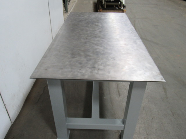 H.D. 1/4" Thick Top Steel Fabrication Layout Welding Table Work Bench ...