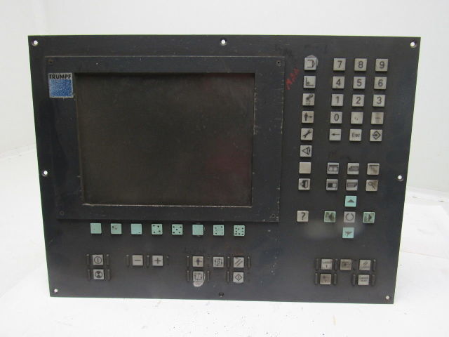 Trumpf /Siemens Operator Interface Control Panel Assembly From a 3030 ...