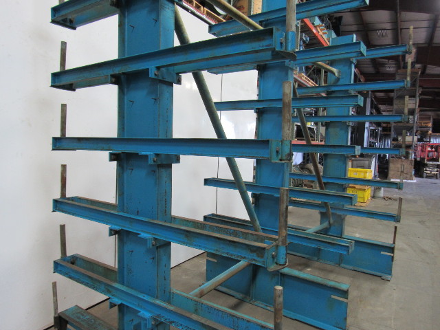 Heavy Duty Cantilever Steel Rack Double Sided 11'L x 5'W x 10'H ...