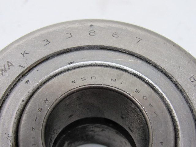 Timken 2-NA15117-SW 3-1/2" OD 1-3/16" ID 2" W Tapered Roller Bearing ...