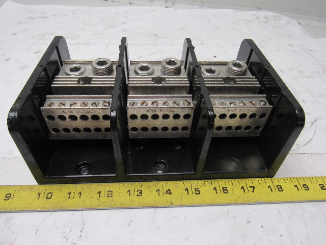 Allen Bradley 1492PD32127 Ser B 500MCM-4 600V 760A Distribution Block ...