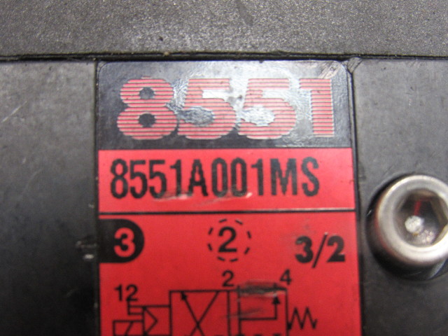 Asco 8551A001MS 3/2 Pneumatic Directional Valve 120V Coil | Bullseye ...