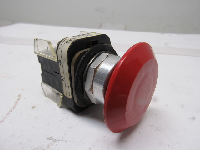 Allen Bradley 800T-FXJ6A5 Ser. T Push/Pull E-Stop 2 Position Mushroom Head 30mm | Bullseye ...