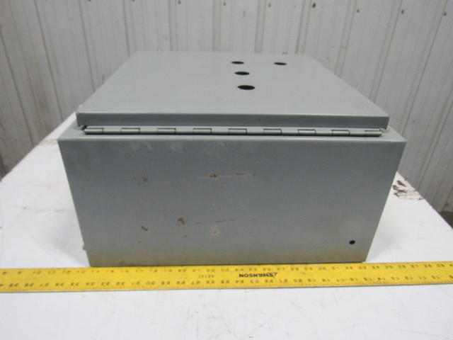 Hoffman A202010LP Wall Mount Steel Electrical Enclosure Box Backplate ...