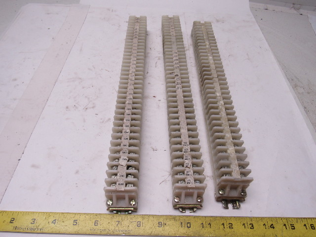 Allen Bradley 1492 Style CA Electric Terminal Block W/DIN Rail Lot of ...