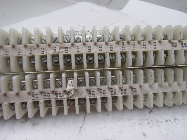 Allen Bradley 1492 Style CA Electric Terminal Block W/DIN Rail Lot of ...